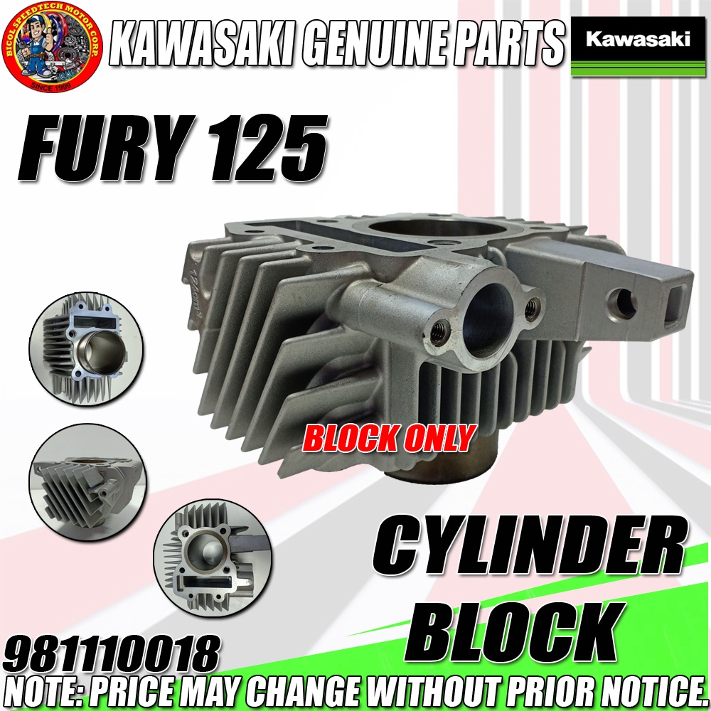 FURY 125 CYLINDER ENGINE/BLOCK (KMC) (GENUINE: 98111-0018) | Shopee ...
