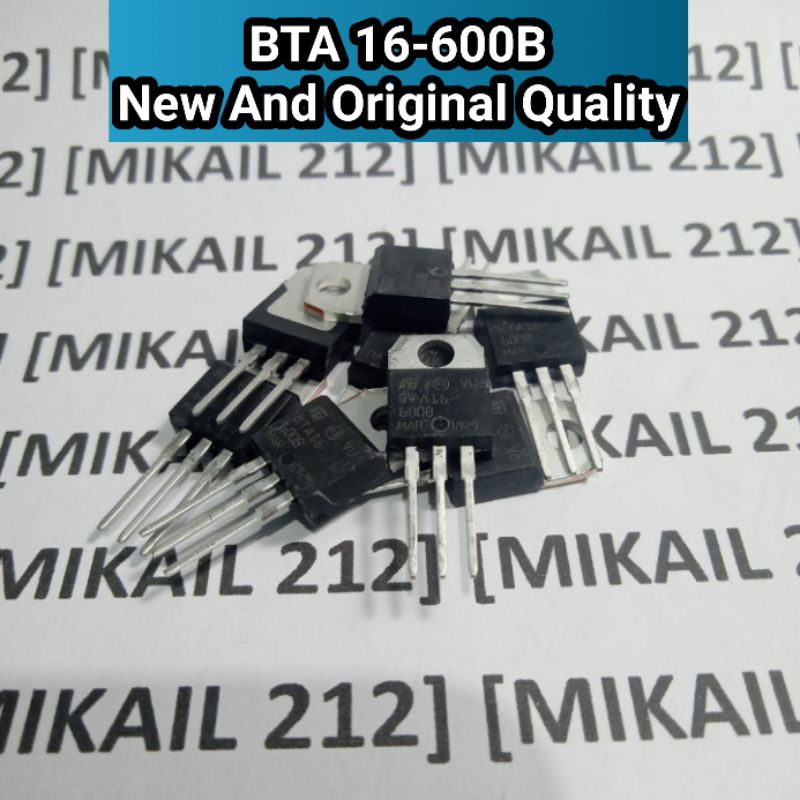 Transistor BTA16-600B/BTA 16 600 B/BTA 16A 600V Triac Original ...