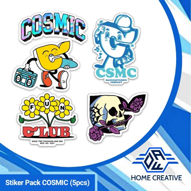 Disto stickers/CSMC distro sticker pack contains 5 stickers/COSMC ...