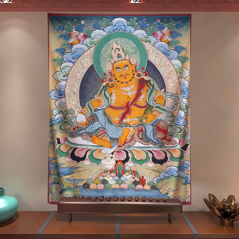 [Ready Stock] Free Installation Tool Thangka Pattern Background Cloth ...