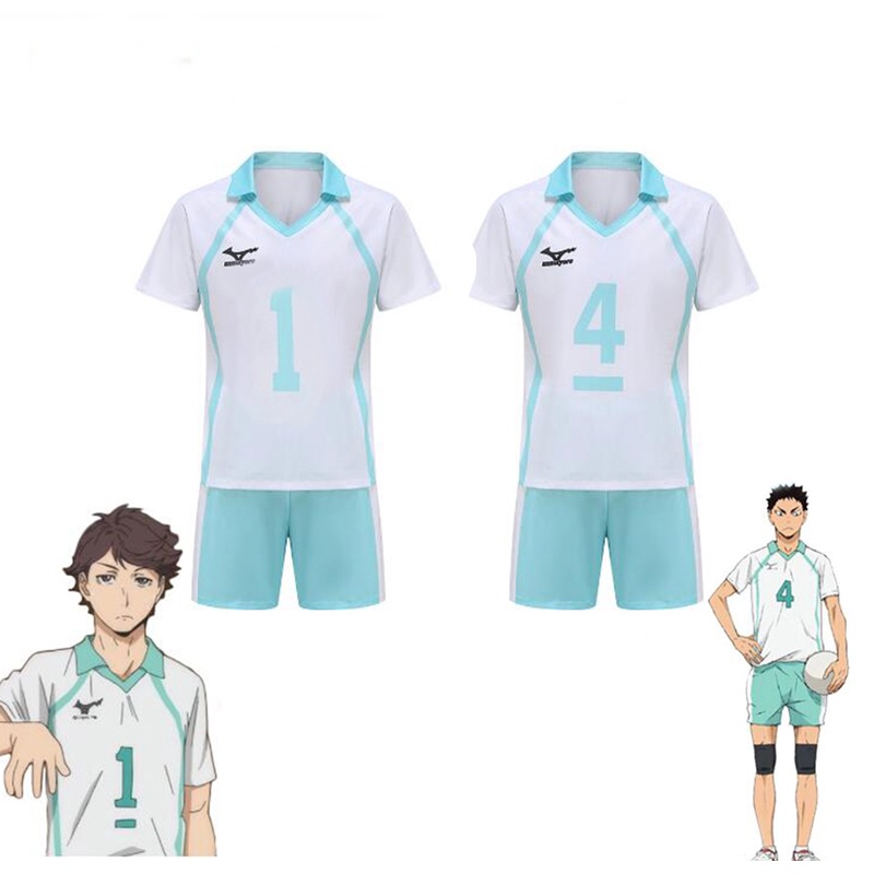 High School Student Uniform Summer Short-sleeved Shorts Haikyuu Oikawa ...