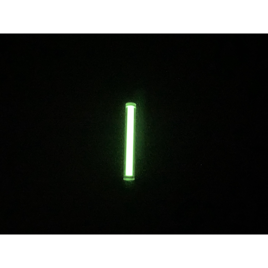 3*22.5mm Glass Luminous Stick Tritium Tube Alternative Fingertip Gyro ...