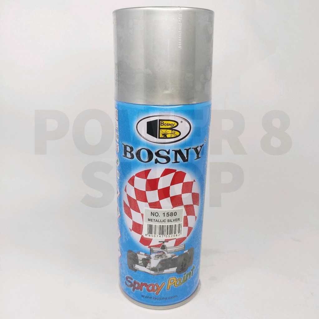 Bosny Acrylic Spray Paint no. 1580 Metallic Silver | Shopee Philippines