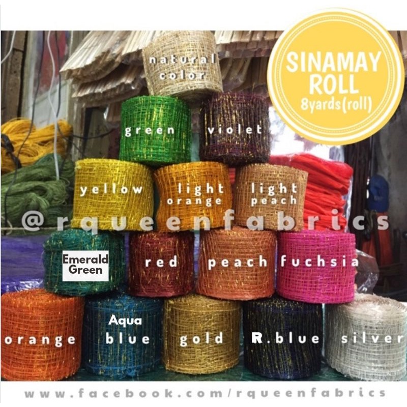 SINAMAY ROLL with gold trim (rotex) | Shopee Philippines