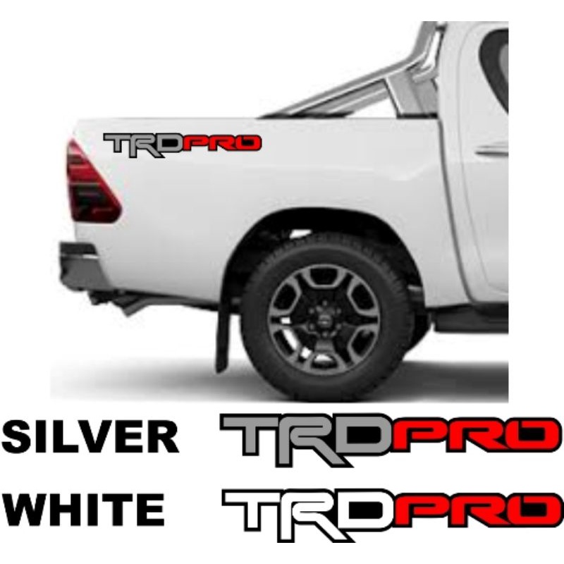 Toyota Hilux TRD Pro Sticker for side set 2pcs | Shopee Philippines