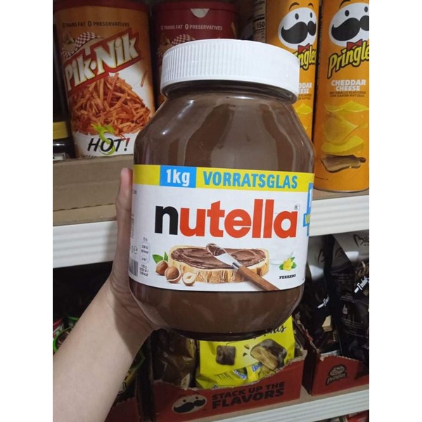 Nutella Hazelnut chocolate spread 1kg/900g/750g/700g / 500g | Shopee ...