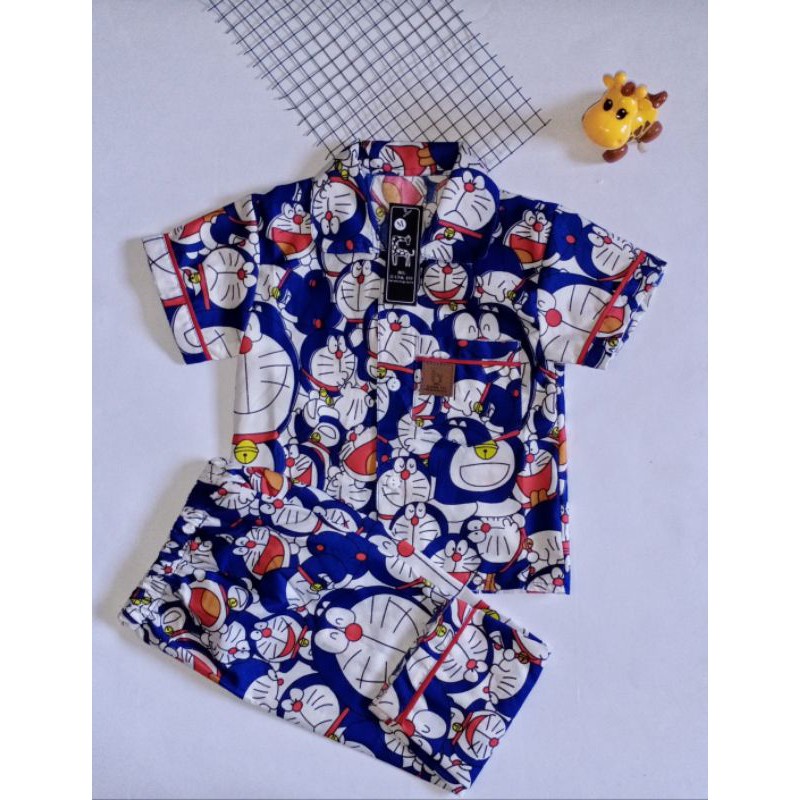 Boys And Girls Sleepwear With Doraemon Motifs And Pajamas For Children ...