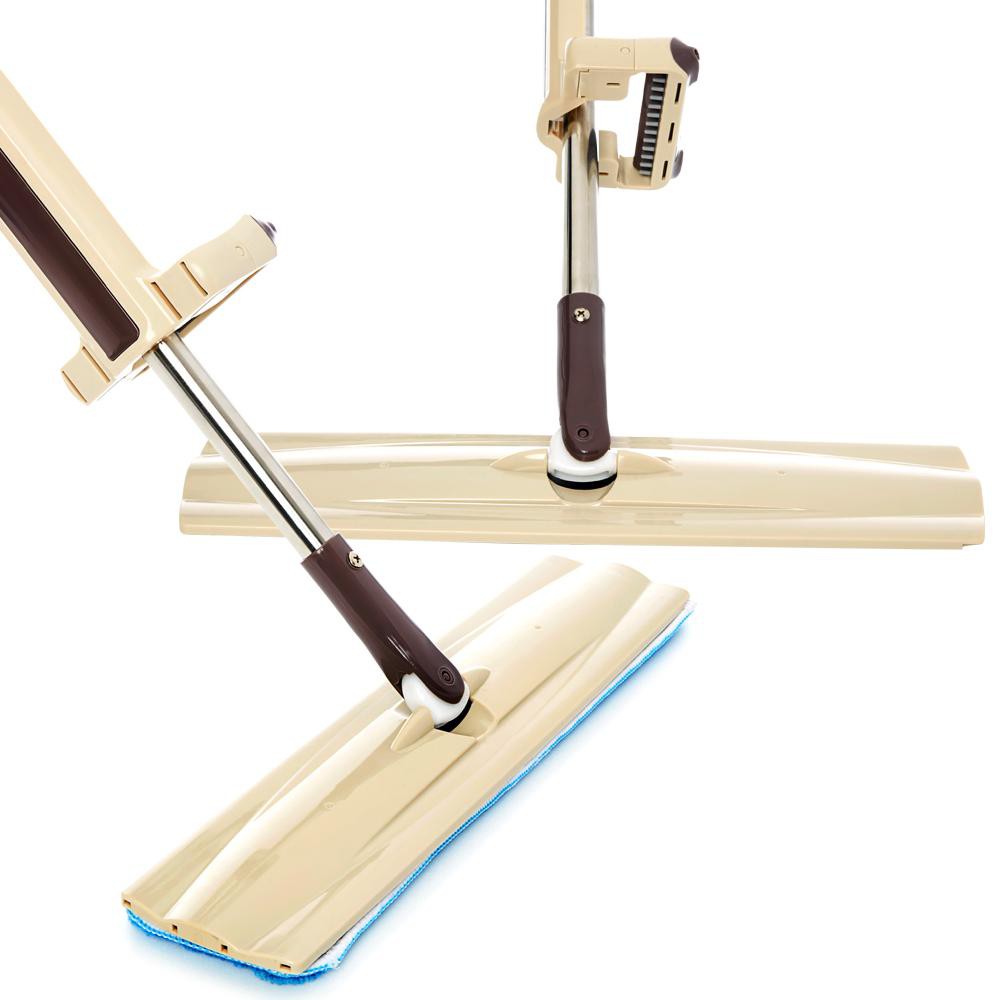Kloken Dont Touch Mop Easy Clean with 4X Microfiber Mop Cloth (For Dust ...