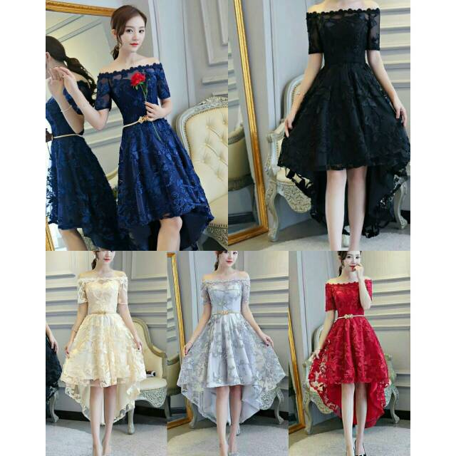 Natasha Sabrina Dress (Include Belt) | Shopee Philippines