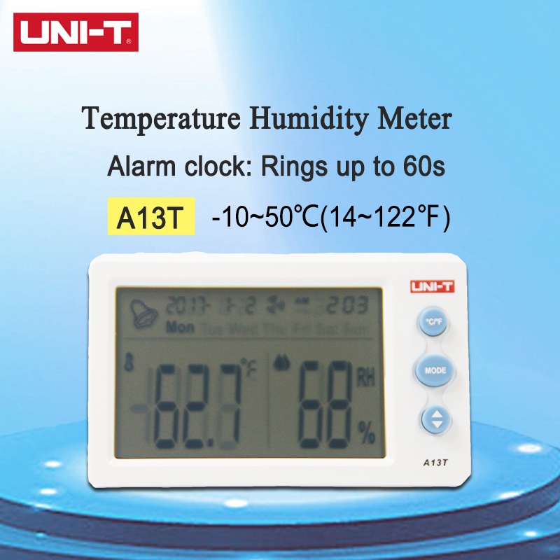 UNI-T A13T Temperature Humidity Meter Indoor Temperature and Humidity ...