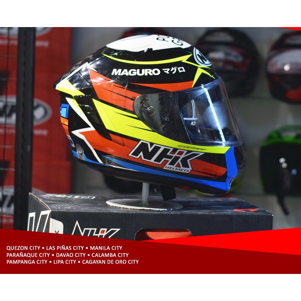 NHK GP R-TECH SERGIO FULL FACE SINGLE VISOR MOTORCYCLE HELMETS | Shopee ...