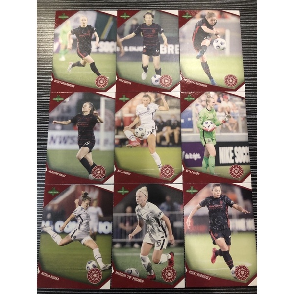 NWSL Parkside 2022 - Portland Thorns Cards Becky Sauerbrunn Hina Sugita ...