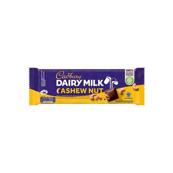 Cadbury Chocolate Dairy Milk Cashew Nut 90G | Shopee Philippines