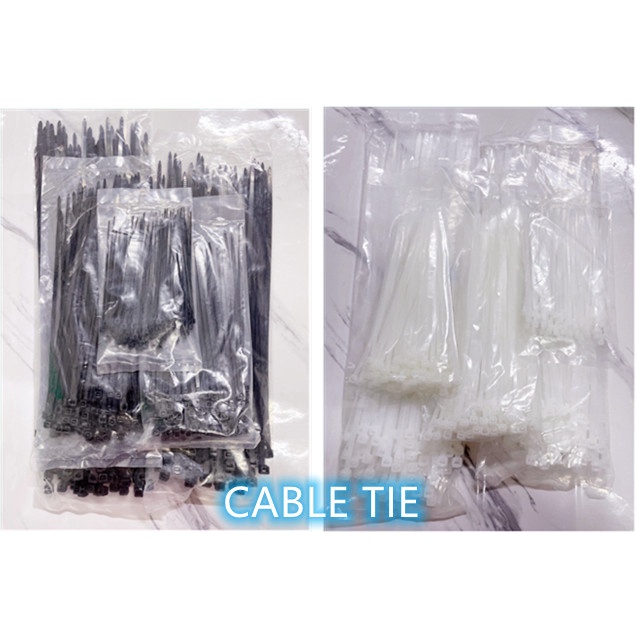 100 pcs cable ties aircond 12'' 10'' 8'' 6'' 4'' cable tie wayar / pipe ...