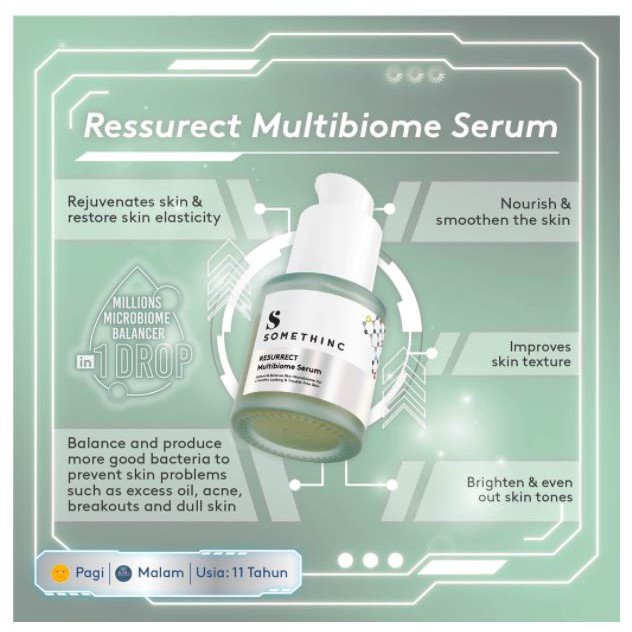 Somethinc RESURRECT Multibiome Serum 20mL 100%Ori Resurect | Shopee ...