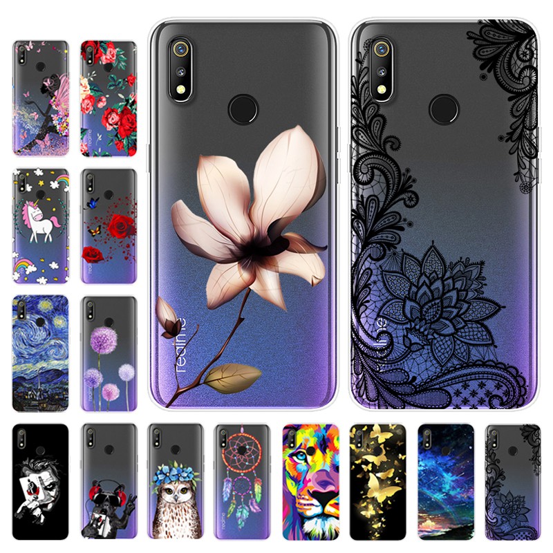 Realme 3 Case Soft TPU Silicone Realme 3 Pro Realme3 Casing Phone Case ...