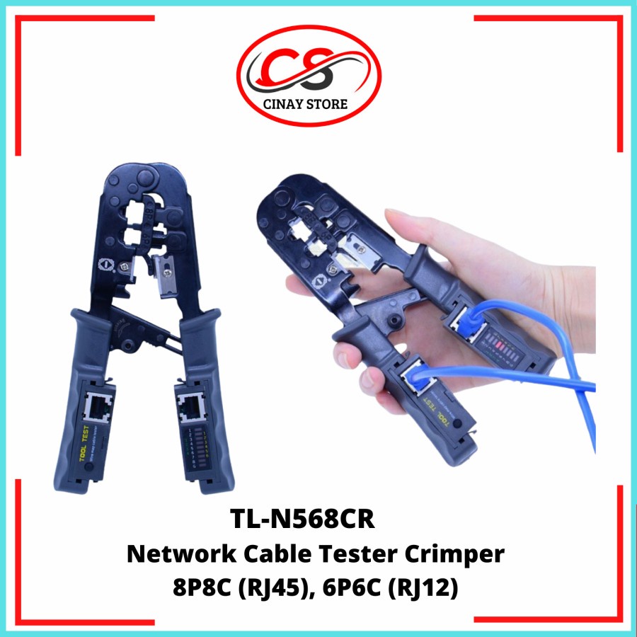 Crimping Tools/RJ45 Pliers+Lan Cable Tester | Shopee Philippines