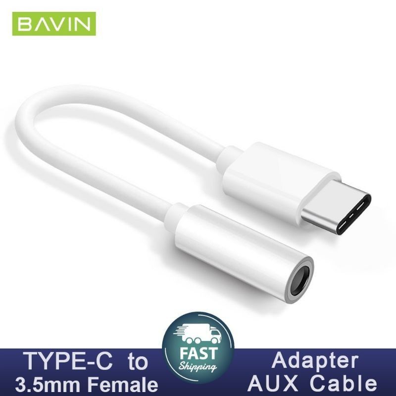 BAVIN AUX18 TYPE-C AUX19 iPh to 3.5mm Splitter Adapter Cable Support ...