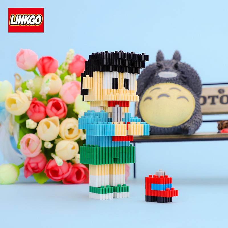 【LEJUBLOCK】Doraemon building blocks Nobita Nobi nano block toys for ...