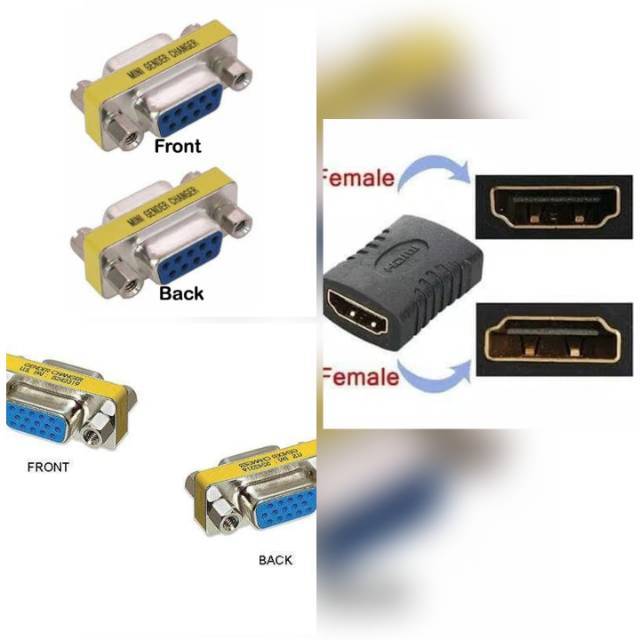 Gender VGA DB15 / DB9 RS232 COM / HDMI / RJ11 | Shopee Philippines