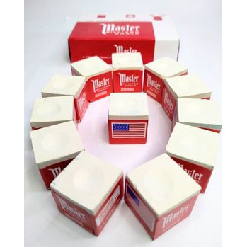 Billiard Master Chalk White 6pcs. (Tisa ng tako ng bilyaran) / GAMIT SA ...