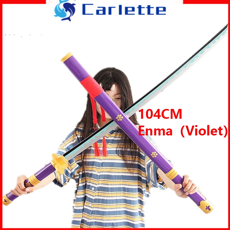 104cm One Piece Wooden Sword Japanese Anime Cosplay Shusui Enma Zoro ...