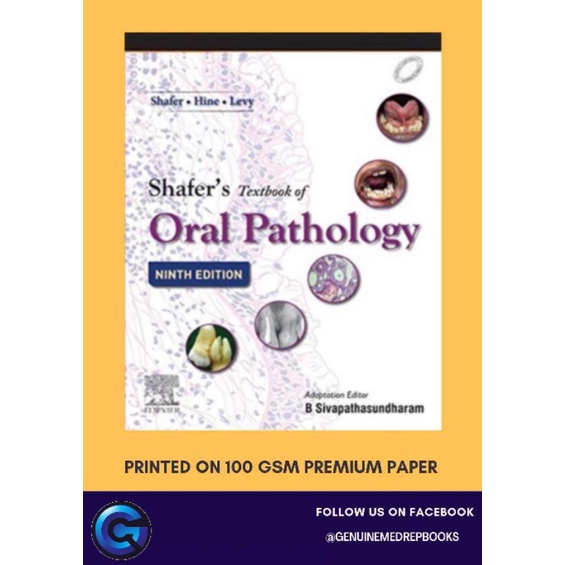 TEXTBOOK OF ORAL PATHOLOGY SHAFER 9TH EDITION | Shopee Philippines TEXTBOOK OF ORAL PATHOLOGY SHAFER 9TH EDITION | Shopee Philippines