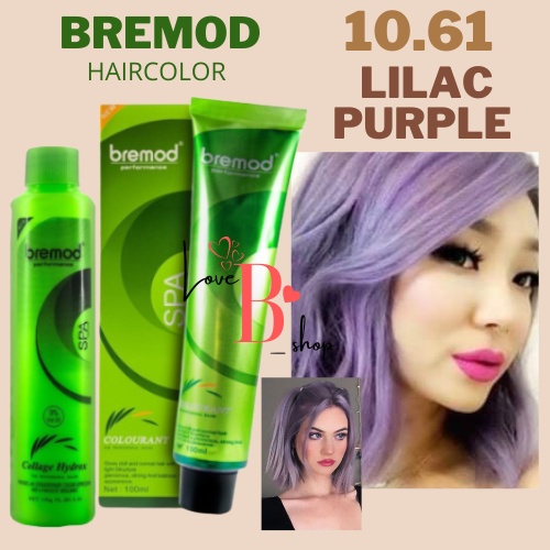 10.61 BREMOD LILAC PURPLE SET WITH OXIDIZER CREAM | Shopee Philippines