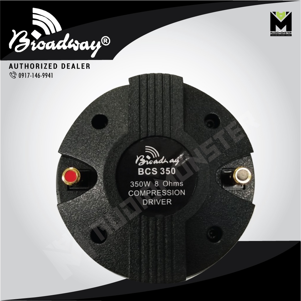 Broadway BCS-350 350watts Pure Titanium Diaphragm Compression Driver ...