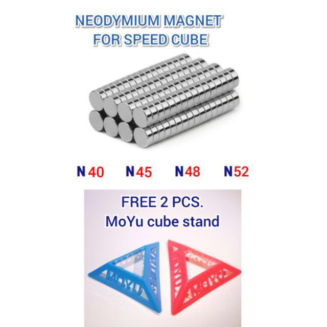 MAGNET FOR SPEED CUBE 25pcs. / 50pcs. NEODYMIUM MAGNET | Shopee Philippines