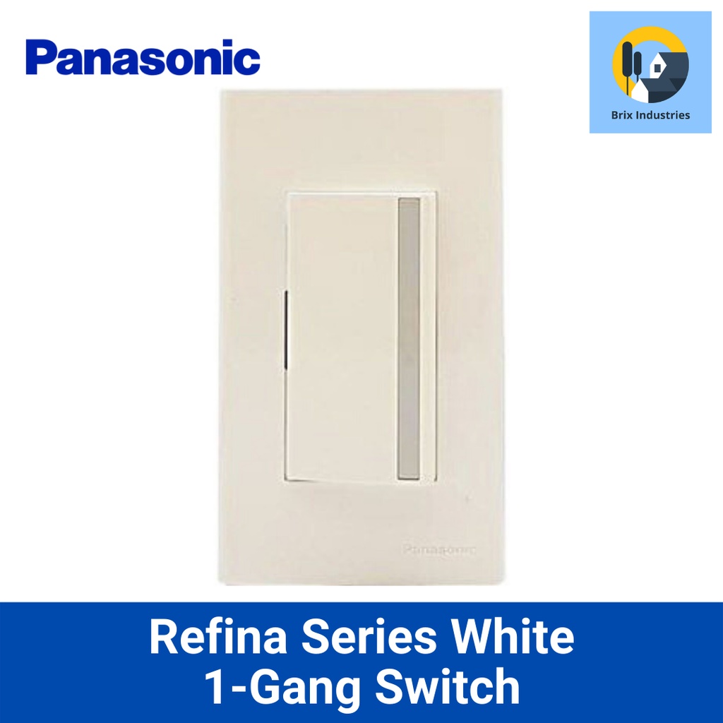 Panasonic White Refina Series 1 Way Switch Set 1 2 or 3 Gang or Blank ...