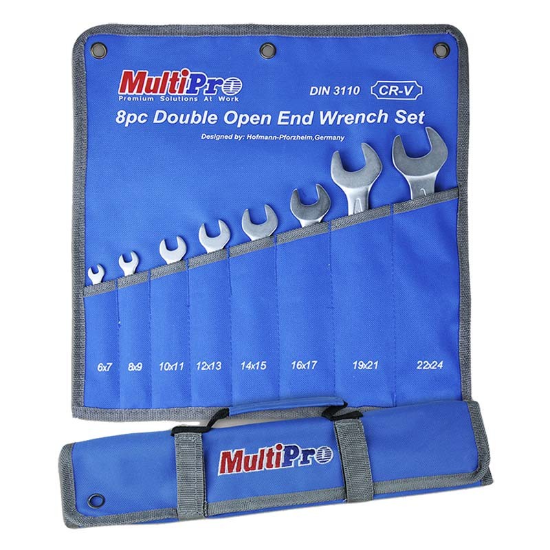 MULTIPRO 8 Pcs Double Open End Wrench Set (Reised Panel)/Wrench/PAPER ...