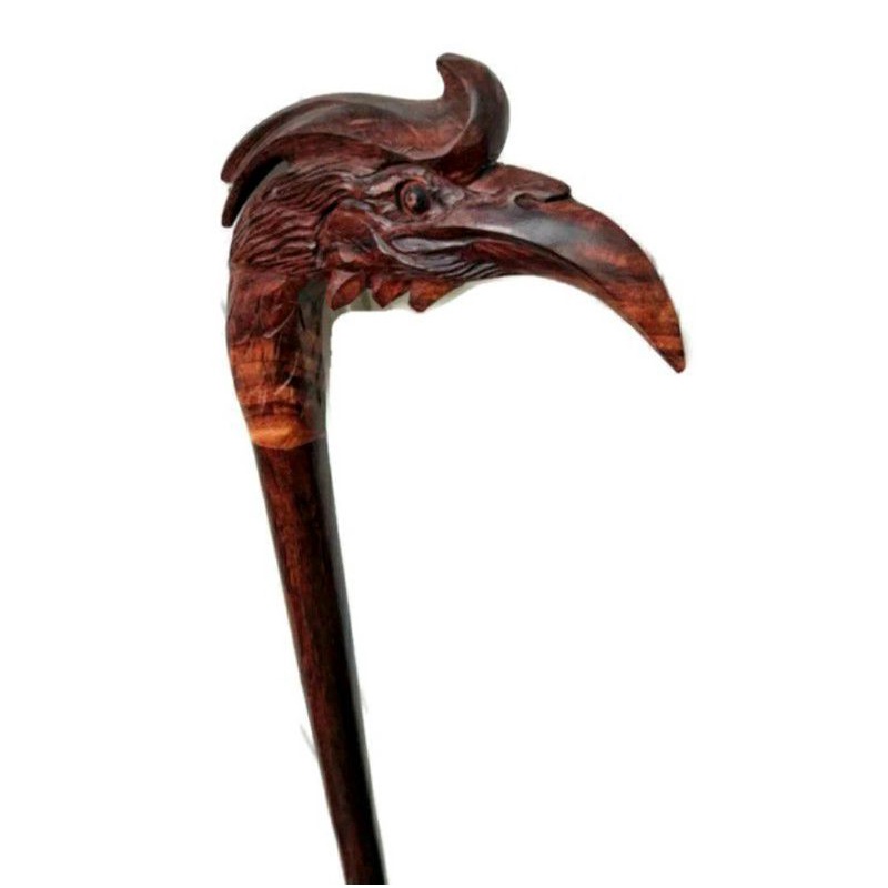 Galih tamarind stick carved with garuda bird, galeh tamarind wood stick ...