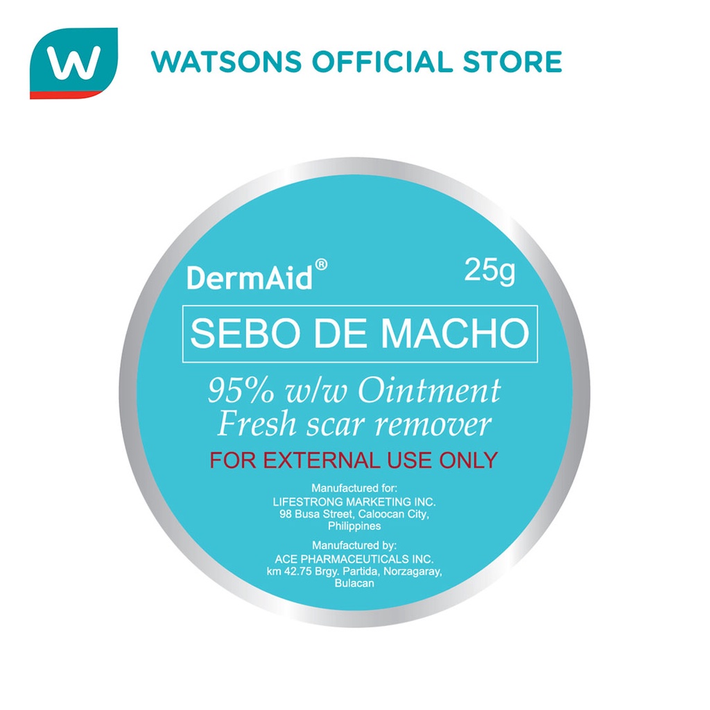 DermAid Sebo de Macho 25g | Shopee Philippines