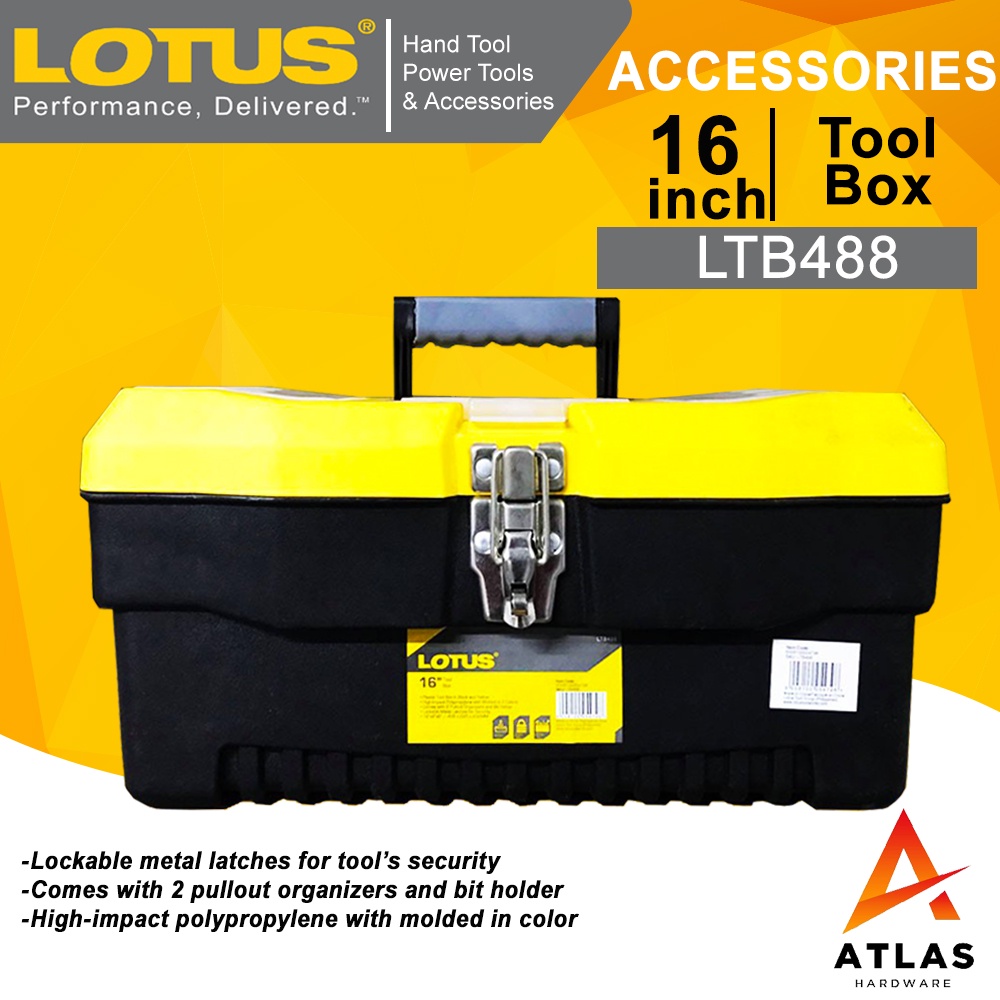 Lotus Tool Box LTB488 (16inches) | Shopee Philippines