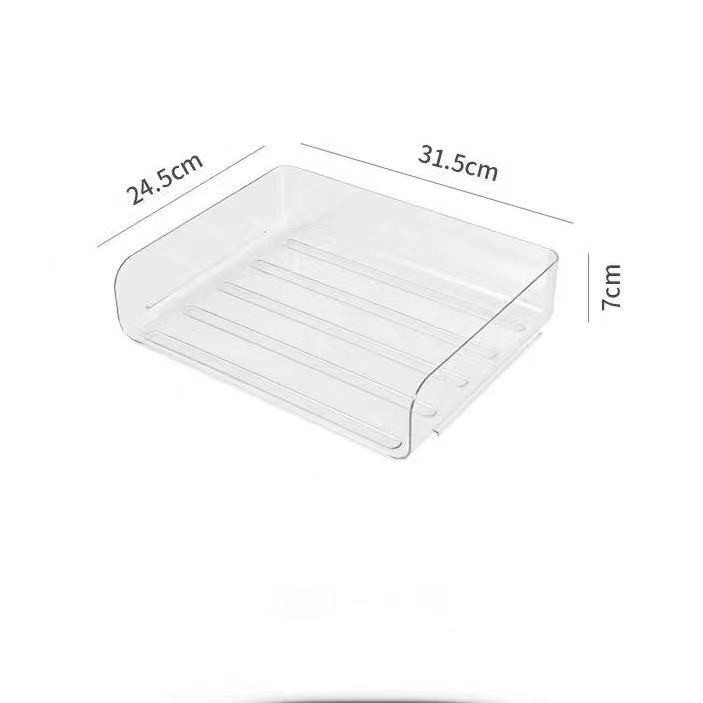 Classy Luxe Desk Organize Storage Box Plastic Stackable Storage Cabinet ...