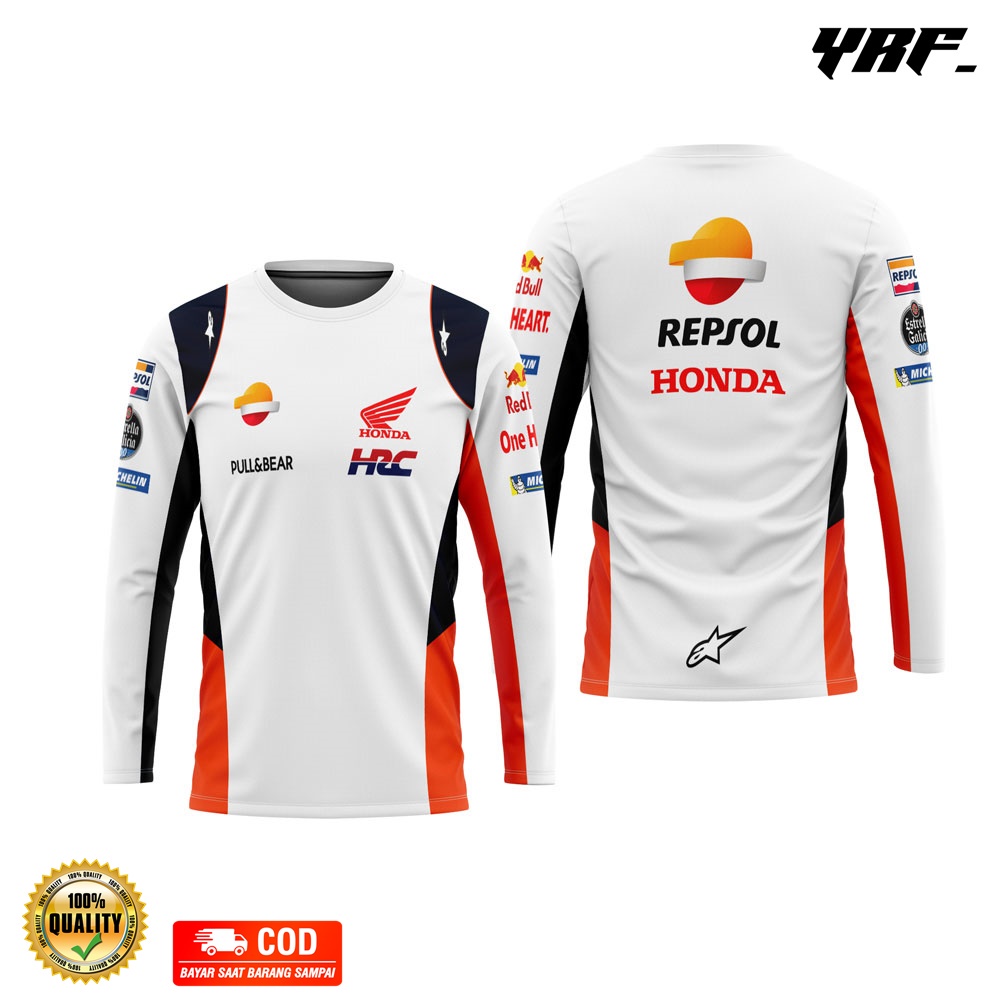 Honda Repsol Moto GP Jersey Shirt Long Sleeve Racing Team HRC Motogp ...