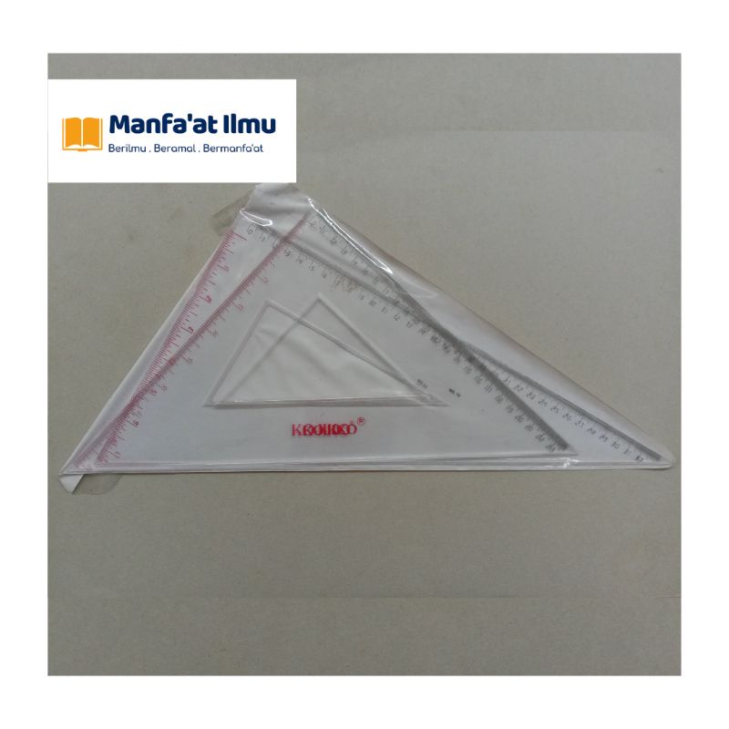 Kojiko Triangle Ruler - 1 Set (2Pcs Contents) | Shopee Philippines