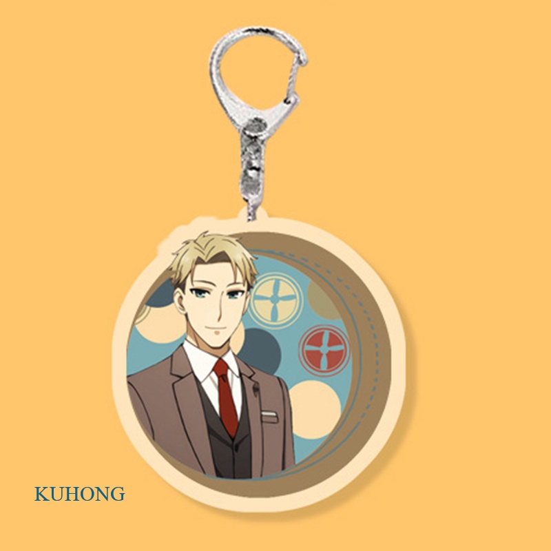 KUHONG Spy X Family Yor Forger Keychains Character Twilight Loid Forger ...