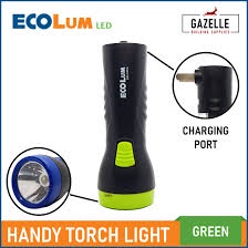 ECOLUM RECHARGEABLE LED TORCH EEL546G(GREEN) | Shopee Philippines