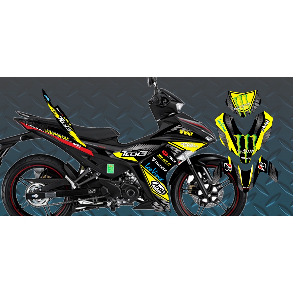 Sniper 155 Decals Laminated | Shopee Philippines