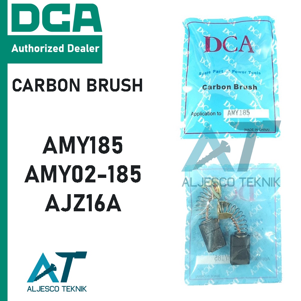 Dca CARBON BRUSH AJZ16A / AMY185 / AMY02-185 SPUL CHARCOAL | Shopee ...