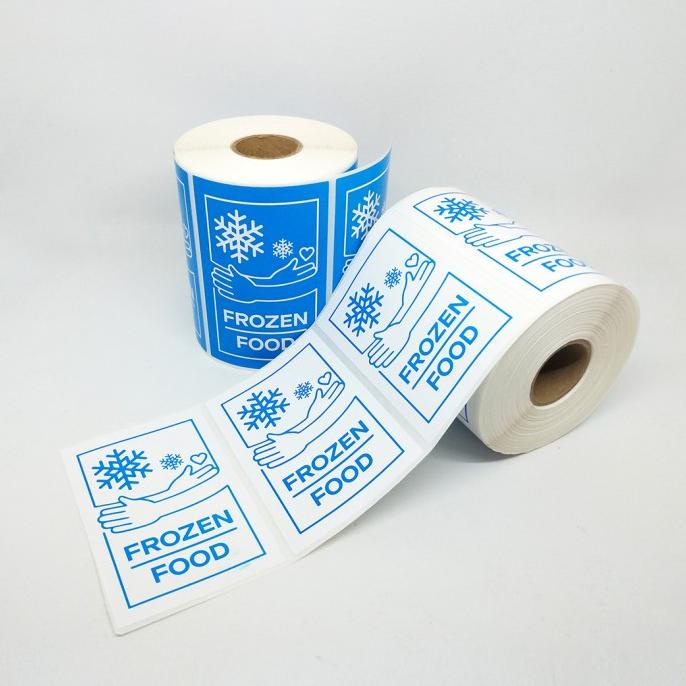 Frozen Food Label Sticker Freeze Food Stickers 5.5x8.5 cm (1 roll / 500 ...