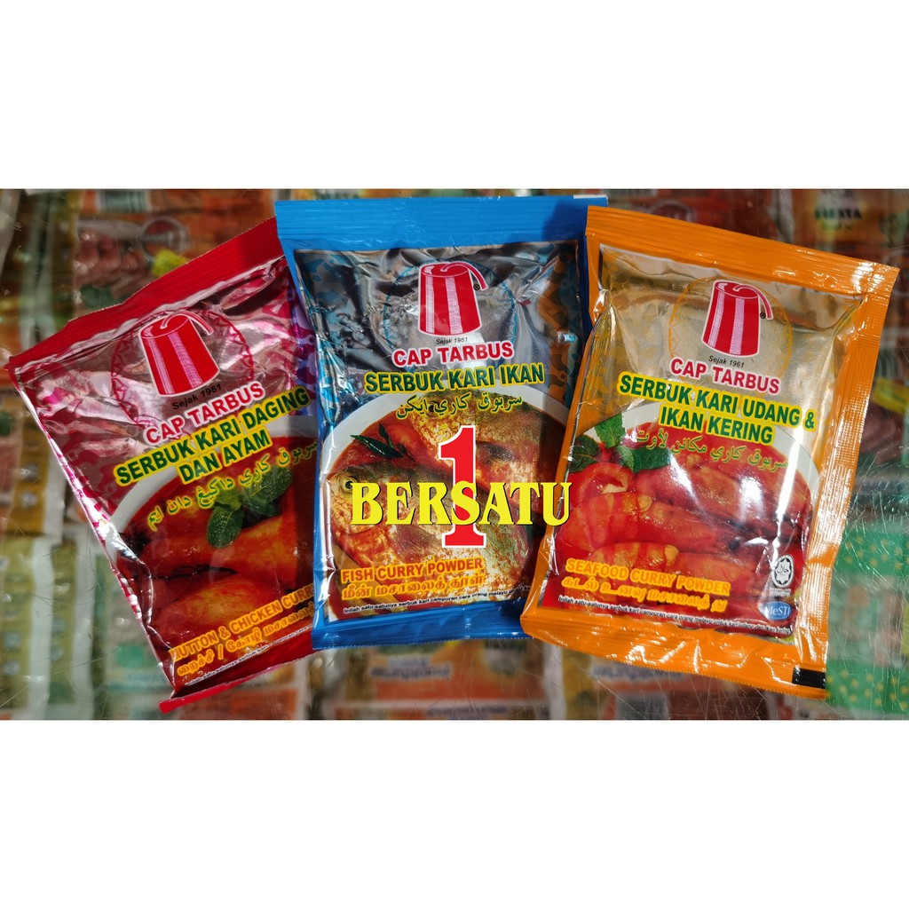 Second TRADITIONAL CURRY POWDER: CAP TARBUS CURRY POWDER 25G | Shopee ...