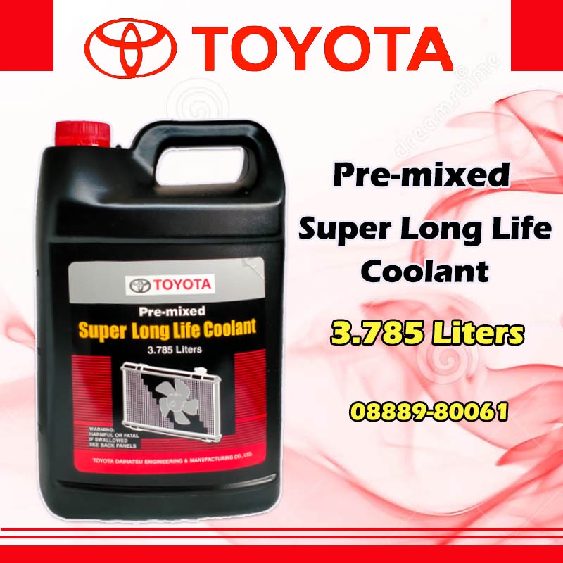 TOYOTA PRE-MIXED SUPER LONG LIFE COOLANT 3.785 LITERS PN: 08889-80061 | Shopee Philippines