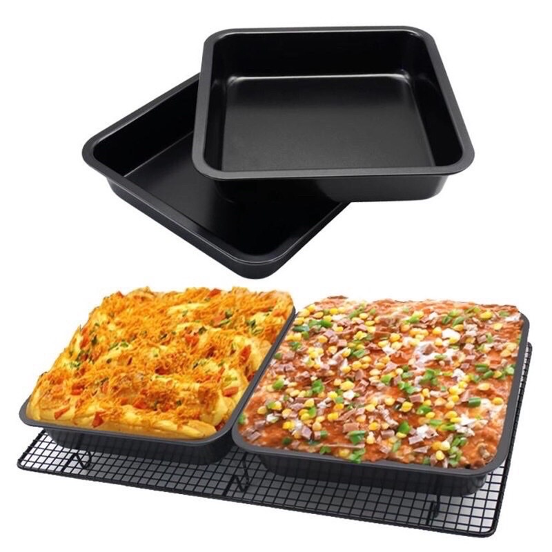 BEST Square Non-Stick Cake Molder Baking Pan Oven Bakeware (PER PC ...