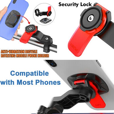 PUSH LOCK PHONE HOLDER SURELOCK PHONE HOLDER UNIVERSAL FOR MOTORCYCLE ...