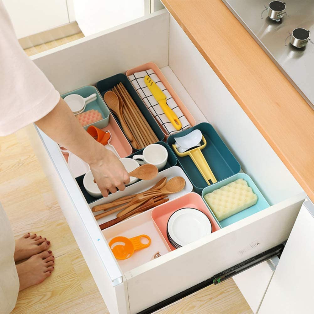 Plastic Drawer Office Desk Organiser Tidy Box Boxes Works Well as ...
