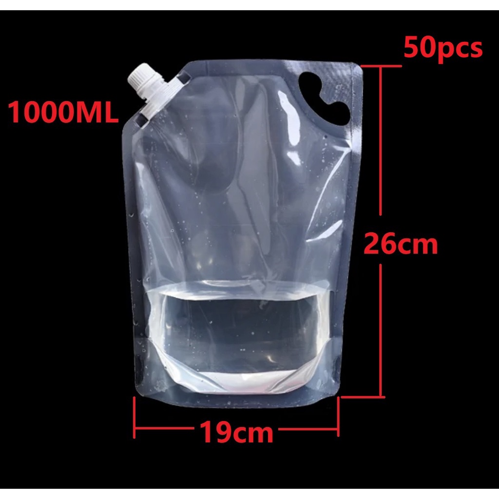 100pcs Liquid Drink Juice Milk Coffee Stand Up Pouch Packaging 250ml ...