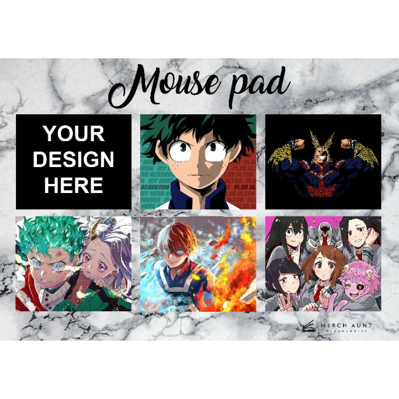 My Hero Academia / Boku no Hero Mousepad - Anime Collection | Shopee ...